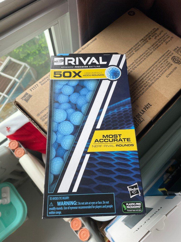 Nerf rival 50 balls brand new, Hobbies & Toys, Toys & Games on Carousell