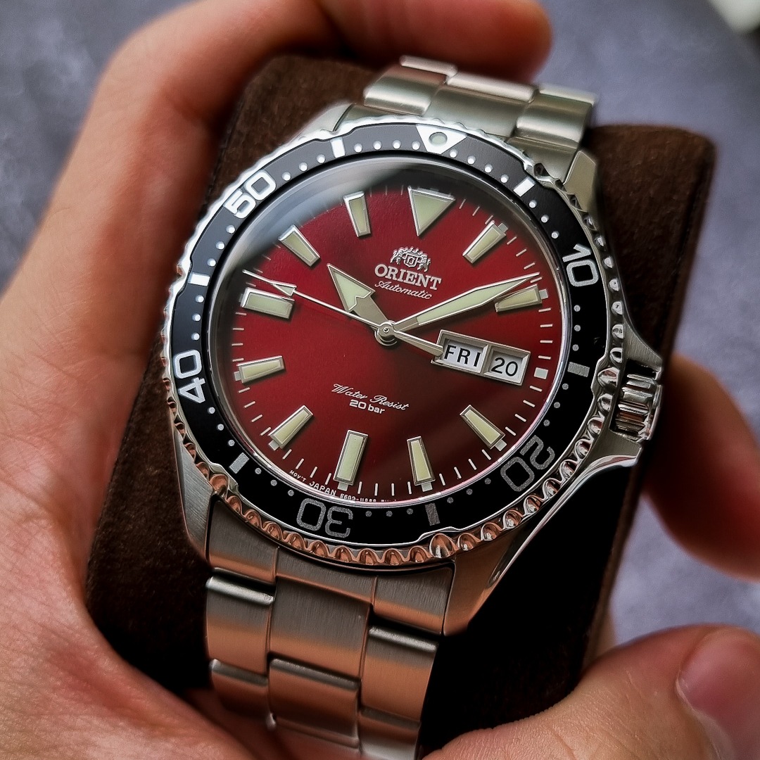 Orient Kamasu - Mako III - Red, Men's Fashion, Watches & Accessories ...