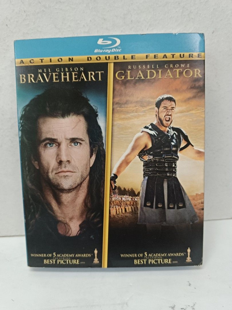 Original Blu-Ray Disc, BLURAY : Braveheart / Gladiator (Two-Pack) - Mel ...