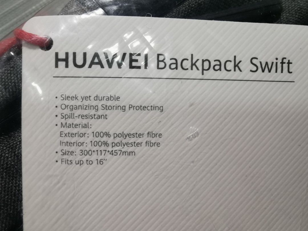 Original Huawei Bagpack Swift, Men's Fashion, Bags, Backpacks on Carousell