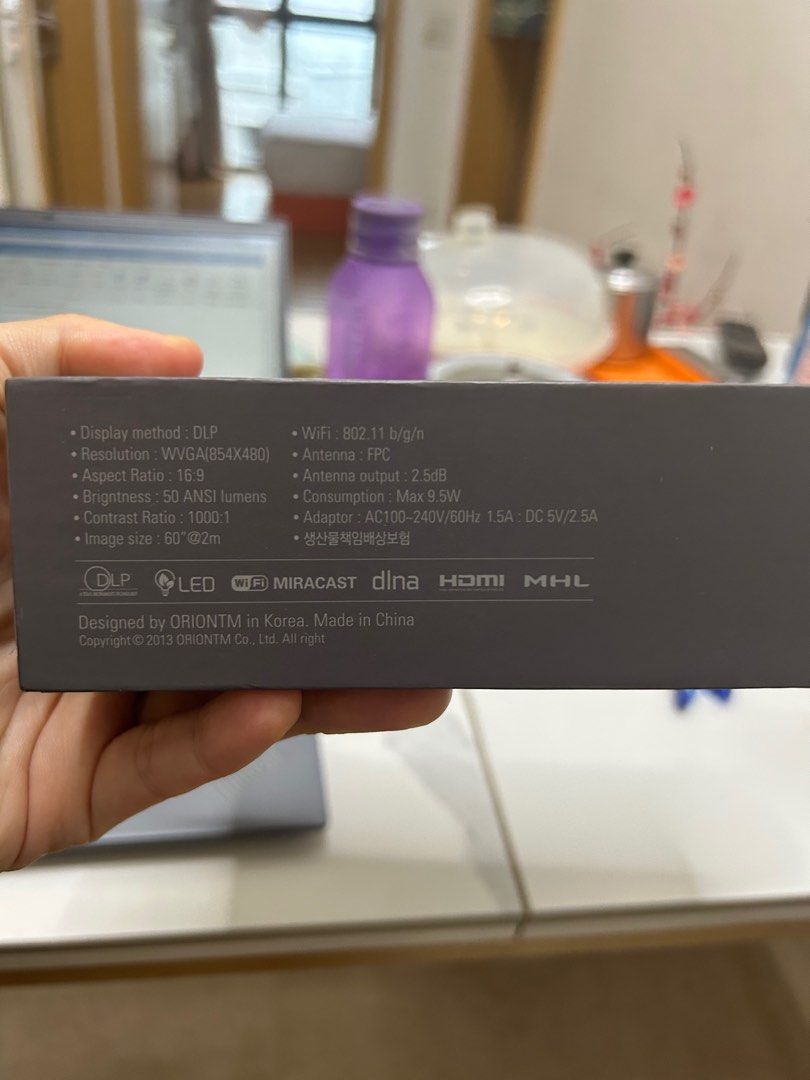 Orion stone beam wireless HD projector, TV & Home Appliances, Other ...