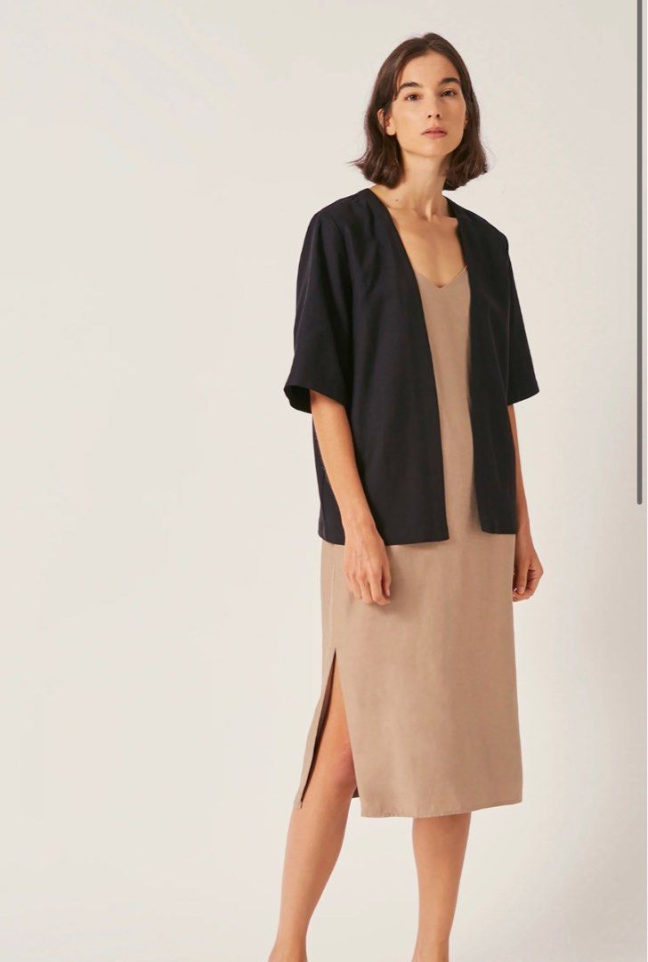 OSN linen overshirt, Women's Fashion, Coats, Jackets and Outerwear on ...