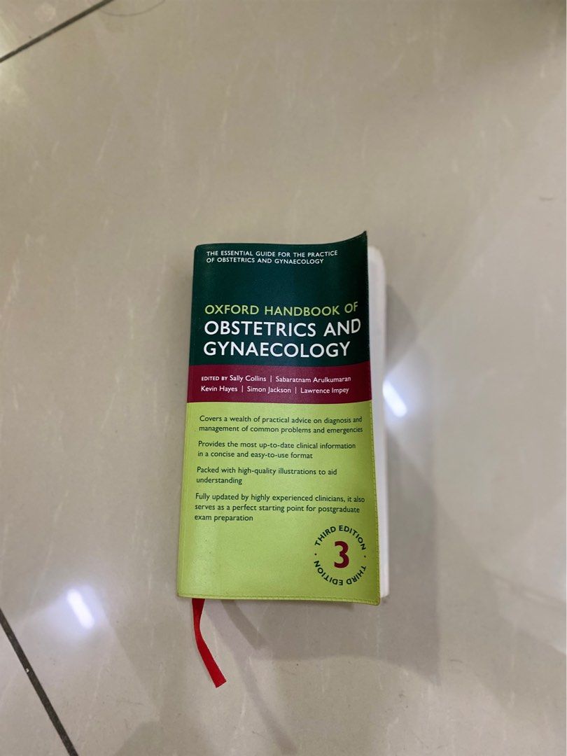 Oxford Handbook Obstetric & Gynaecology, Hobbies & Toys, Books & Magazines, Textbooks on Carousell