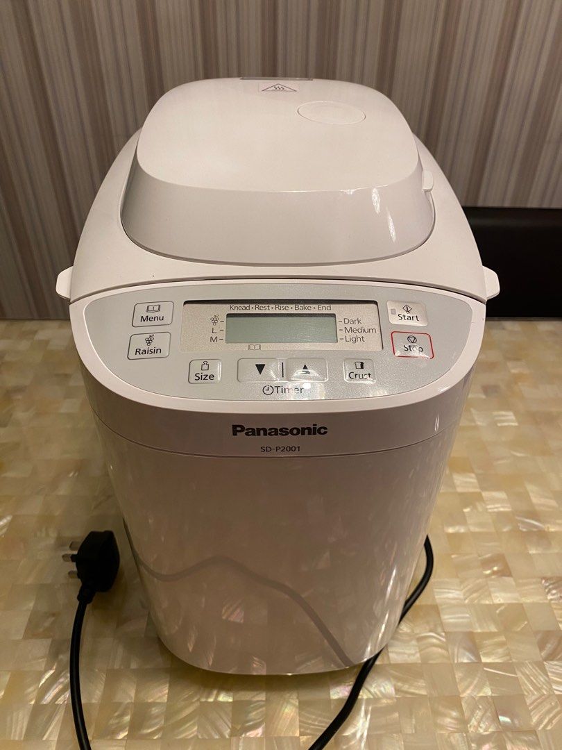 Panasonic bread maker SP2001, TV & Home Appliances, Kitchen Appliances ...