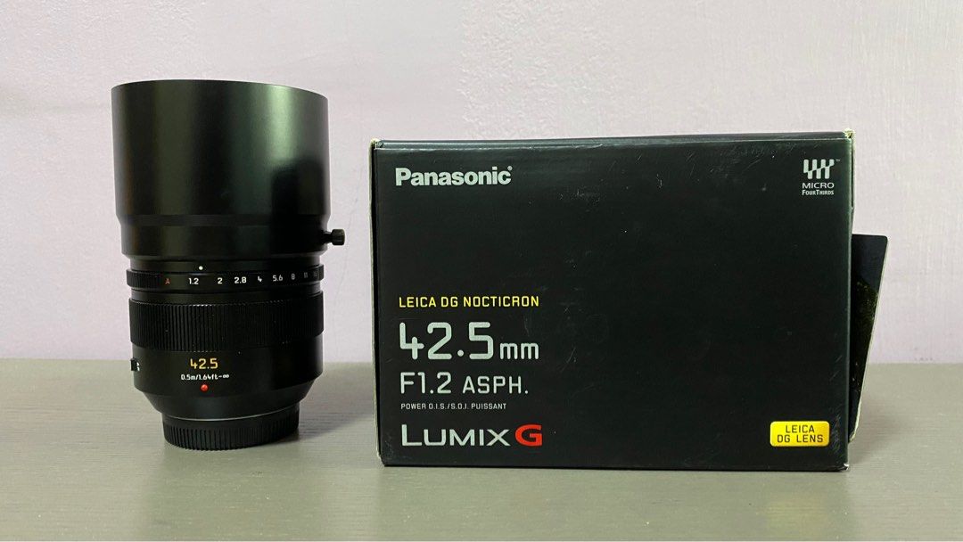 Panasonic Leica DG Nocticron 42.5mm f/1.2 ASPH. POWER O.I.S. Lens for ...