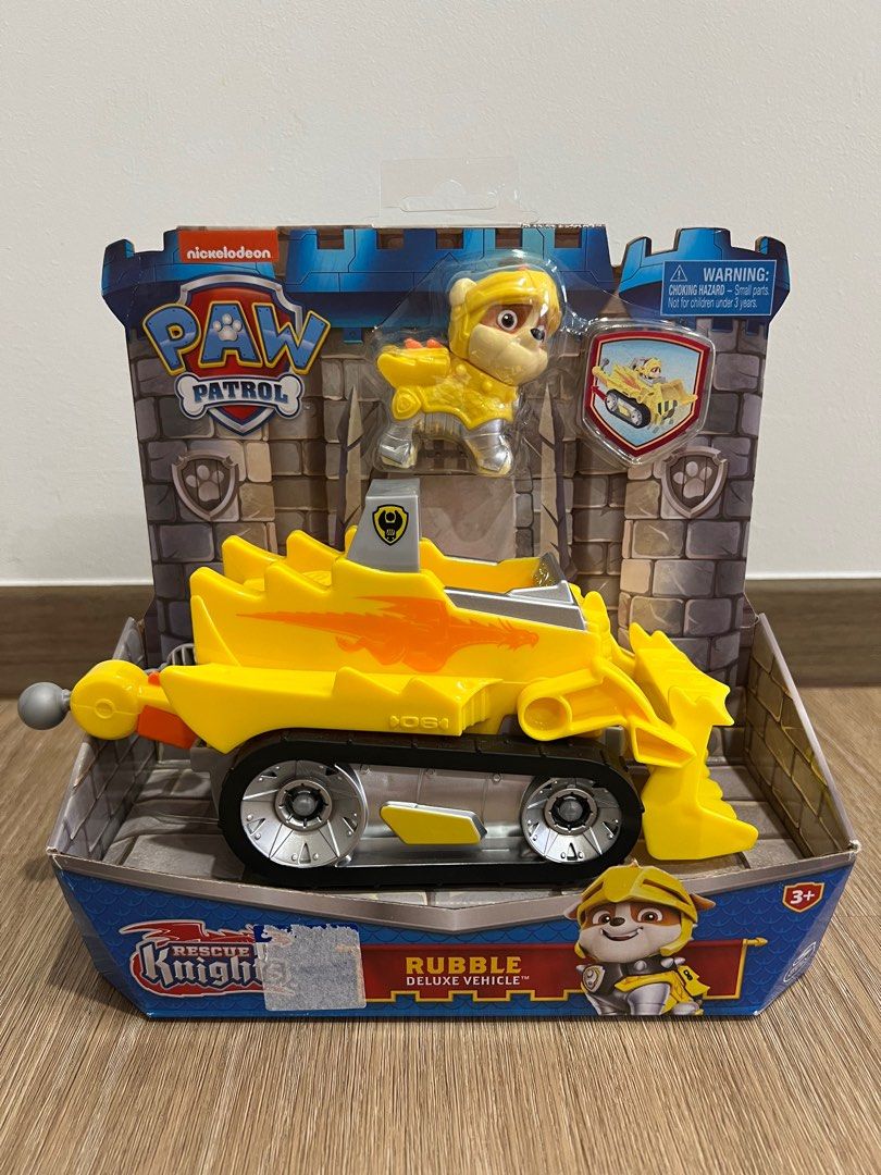 Paw Patrol Rubble Deluxe Vehicle, Hobbies & Toys, Toys & Games on Carousell
