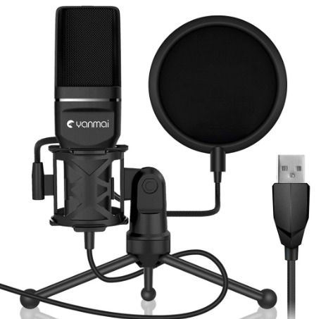PC Microphone, Yanmai Professional USB Condenser Microphone for PC ...