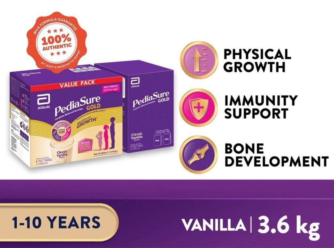 Pediasure 3.6kg refill packs, Babies & Kids, Nursing & Feeding, Weaning ...