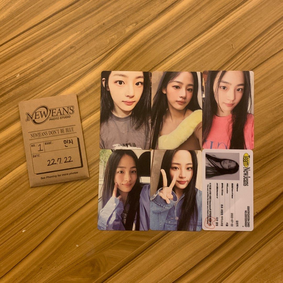 (OFFICIAL) NEWJEANS BLUEBOOK (MINJI VER.) PHOTOCARDS SET, Hobbies & Toys, Memorabilia ...