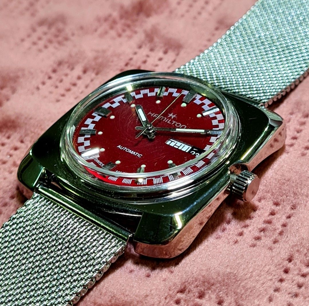Pigeon Blood Red - Hamilton - Automatic - Swiss Made on Carousell