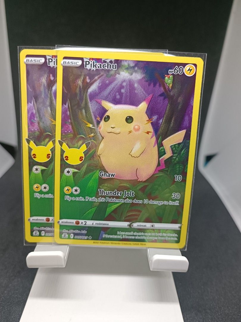 PIKACHU CELEBRATIONS POKEMON CARDS TCG on Carousell