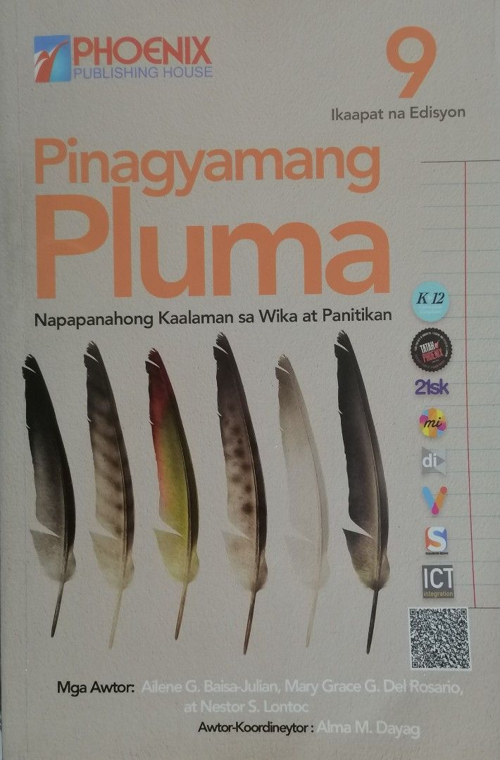 Pinagyamang Pluma Grade 9 4th Edition, Hobbies & Toys, Books ...