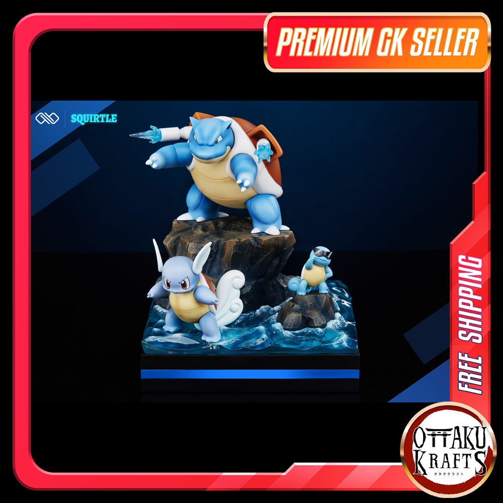 Pokemon | Squirtle X Wartortle X Blastoise | Infinity Studio【PO - FREE ...