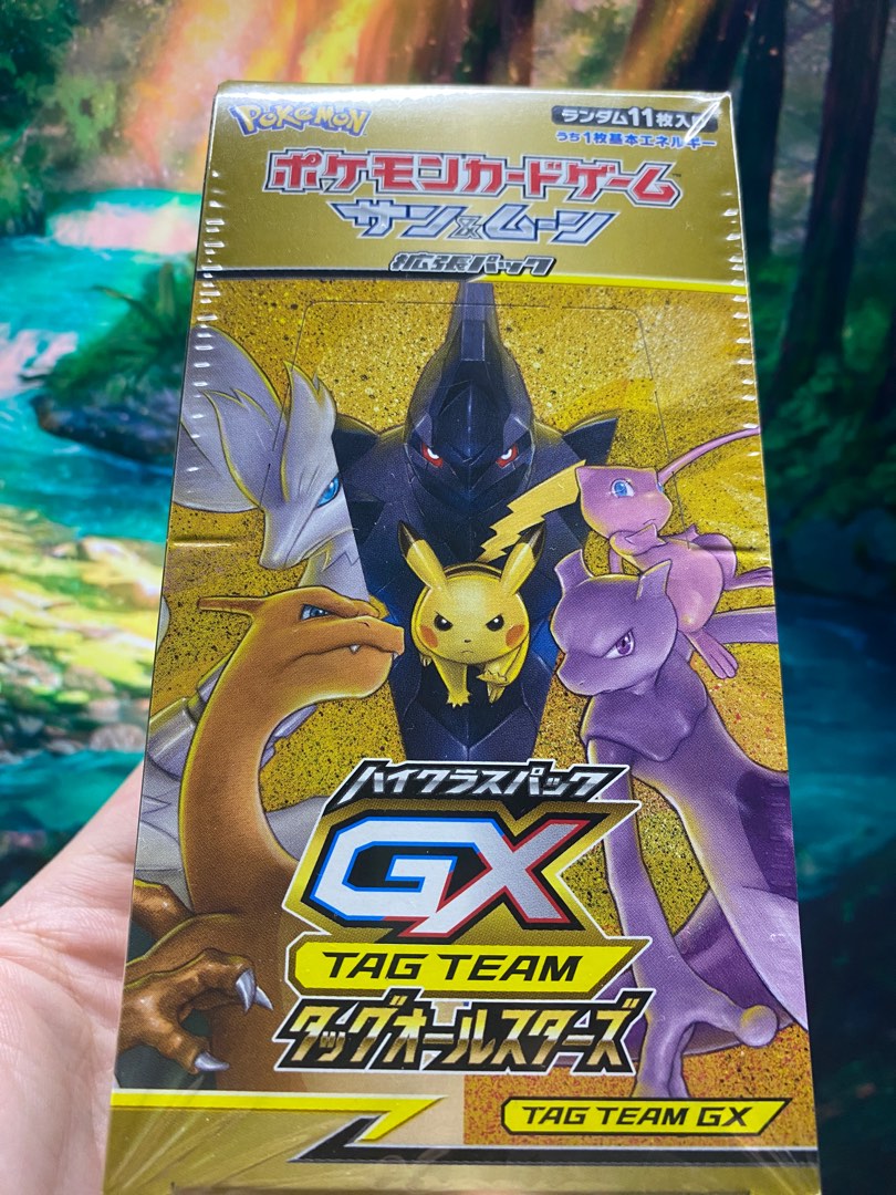 Pokemon Tag Team GX Booster Box, Hobbies & Toys, Toys & Games on Carousell