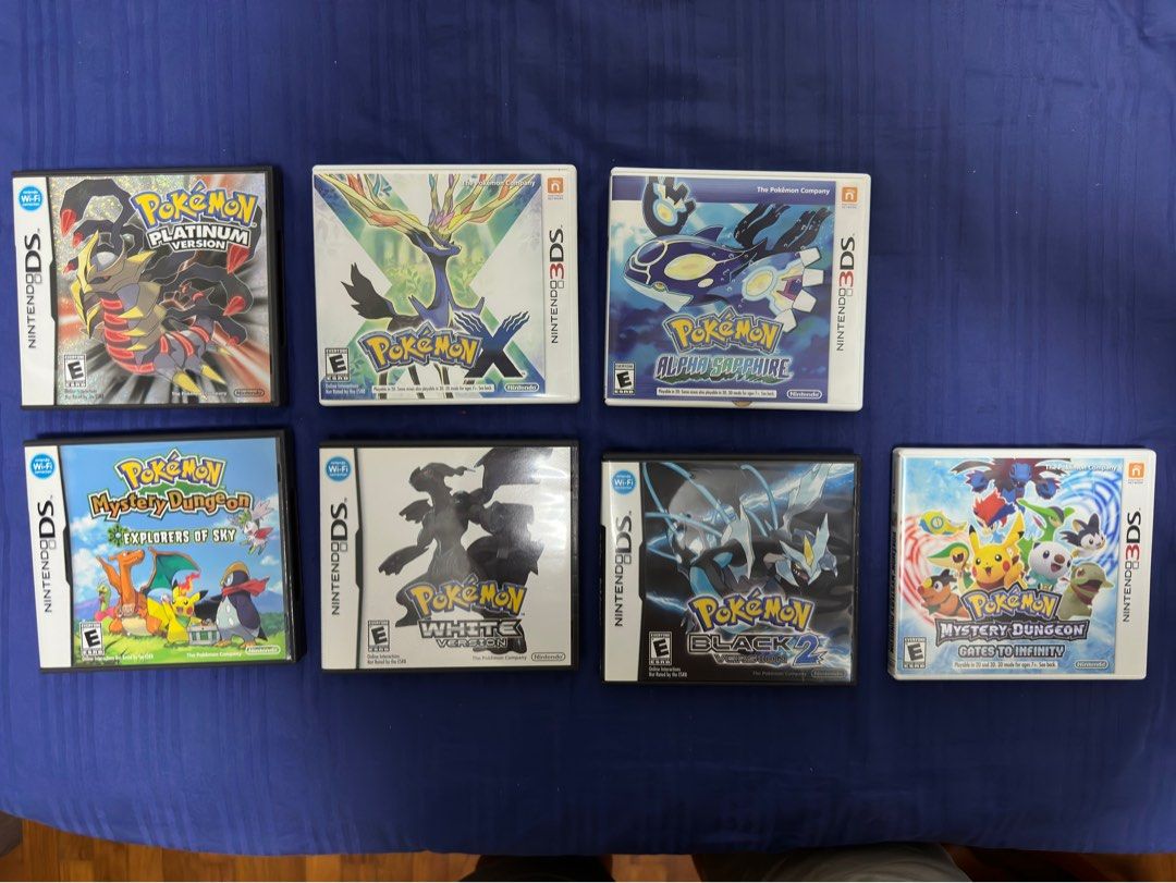 Pokémon DS and 3DS Games, Video Gaming, Video Games, Nintendo on Carousell