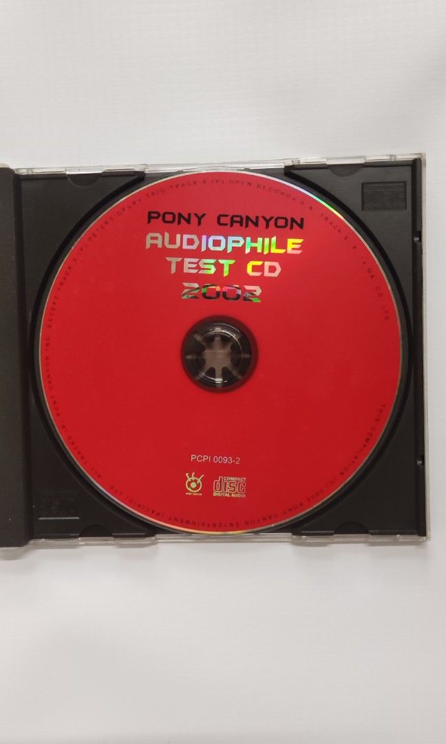 Pony canyon audiophile test cd 2002 URCD, 興趣及遊戲, 音樂、樂器 & 配件, 音樂與媒體 - CD ...