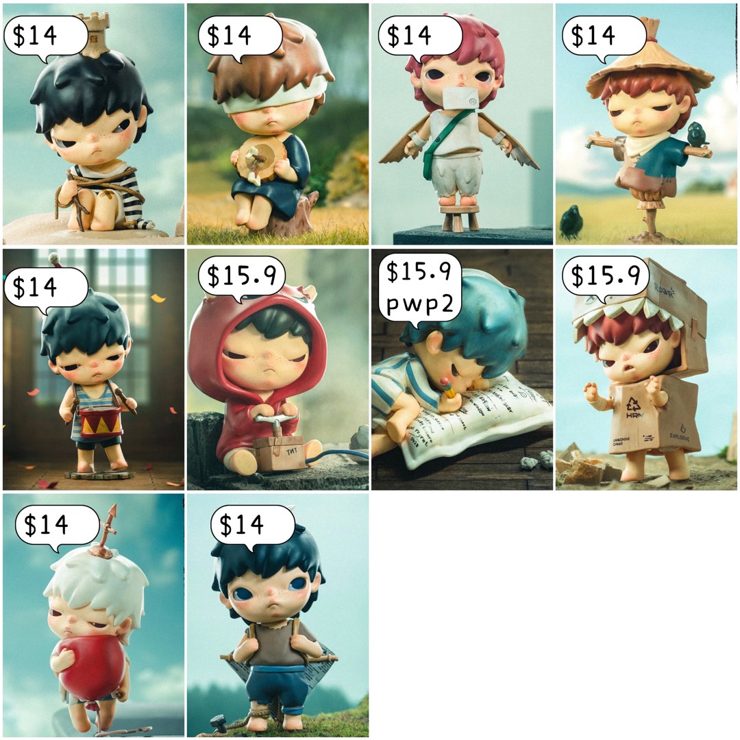 Popmart Mine Poem, Hobbies & Toys, Toys & Games on Carousell