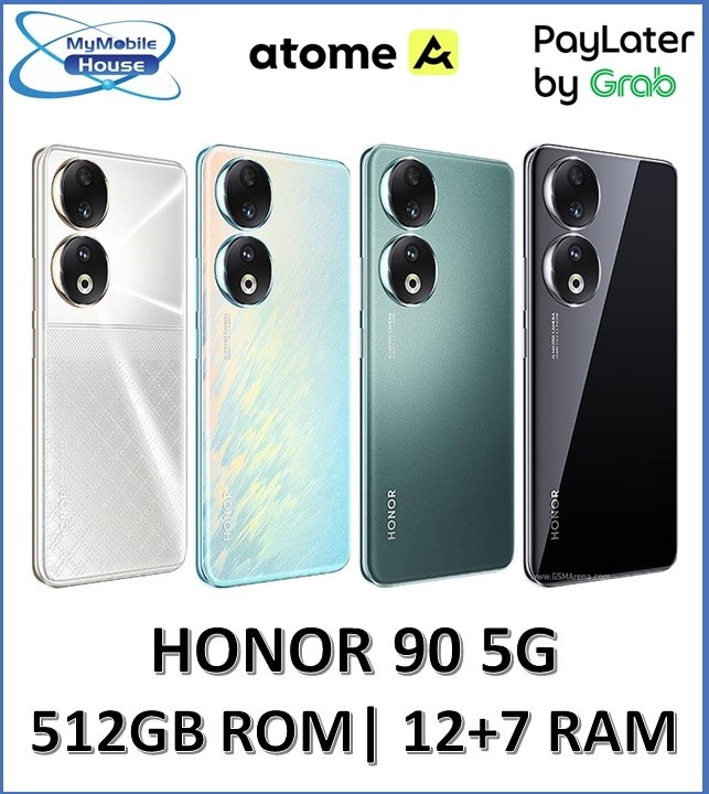 HONOR 90 5G 512GB / 12+7 RAM | FOC HONOR EARBUDS | Atome | Pay later ...