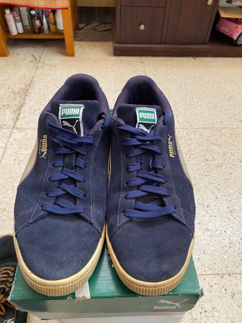 Puma Suede Classic "Navy Blue", Men's Fashion, Footwear, Sneakers on ...