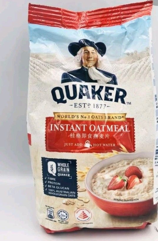 Quaker Instant Oats - Red, Food & Drinks, Packaged & Instant Food on ...