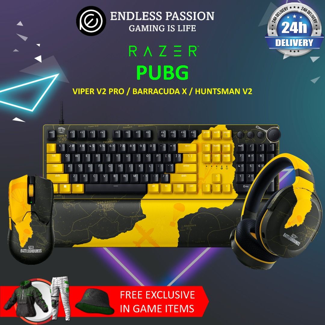 Razer Pubg Battlegrounds Edition - Available in Viper V2 PRO, Barracuda ...