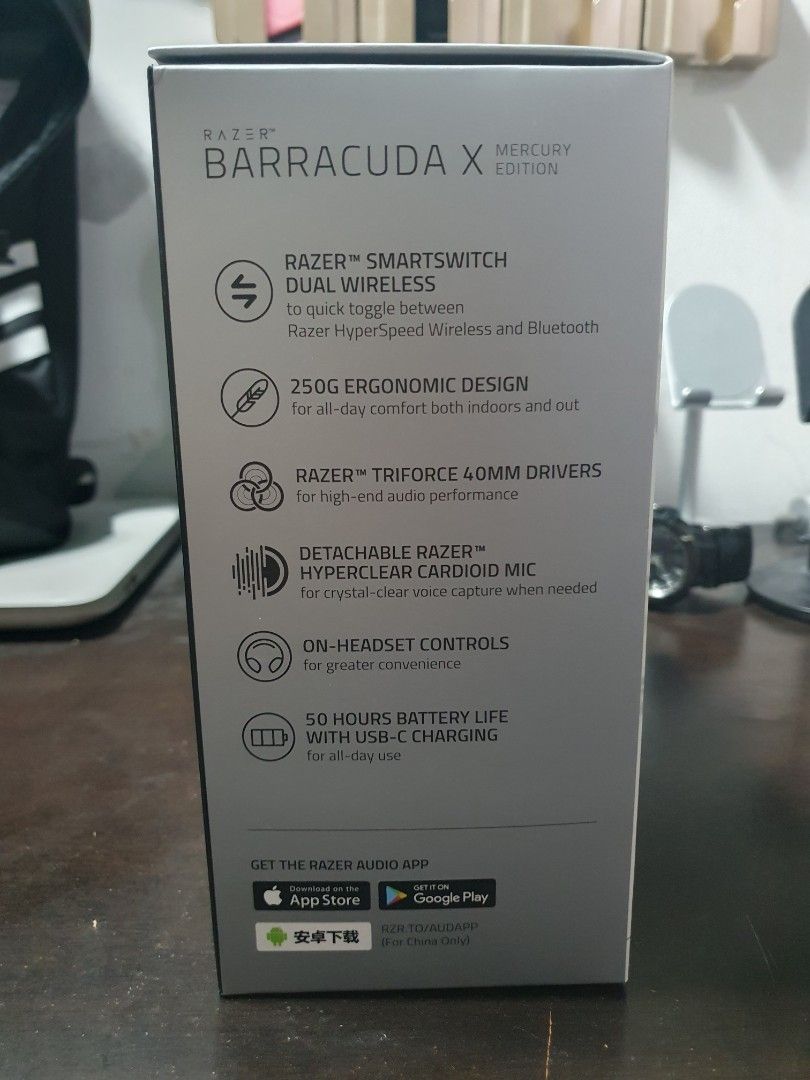 RAZOR BARACUDA X, Audio, Headphones & Headsets on Carousell