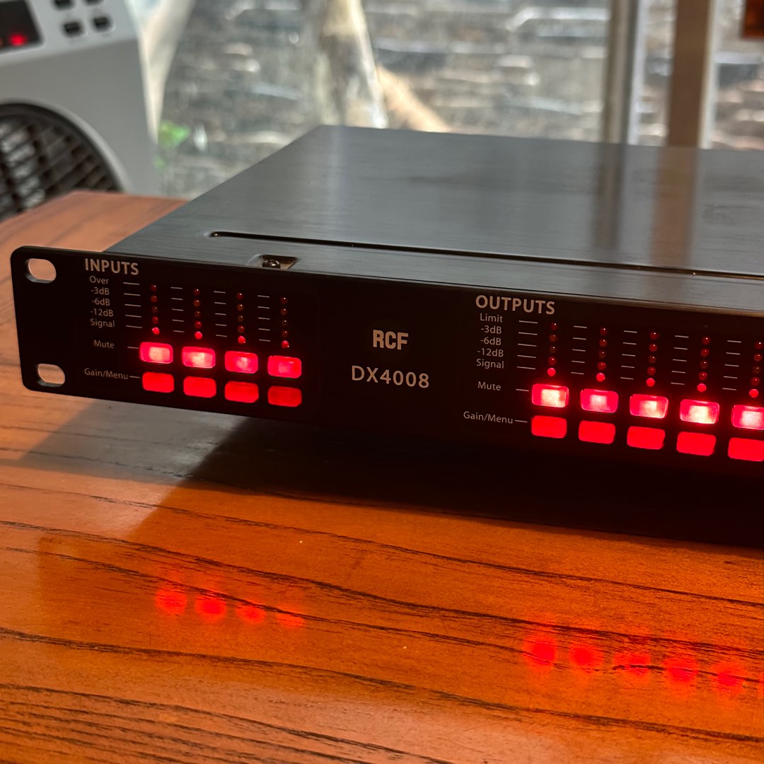 RCF DX4008 Speaker Processor 4-Input 8-Output, Audio, Other Audio Equipment on Carousell