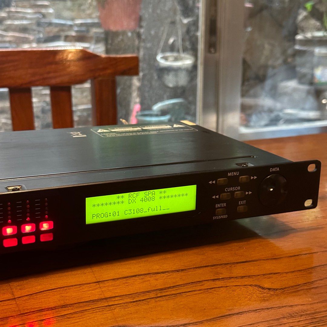 RCF DX4008 Speaker Processor 4-Input 8-Output, Audio, Other Audio Equipment on Carousell