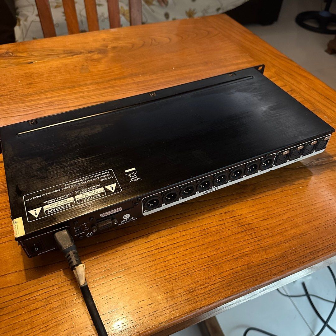 RCF DX4008 Speaker Processor 4-Input 8-Output, Audio, Other Audio Equipment on Carousell