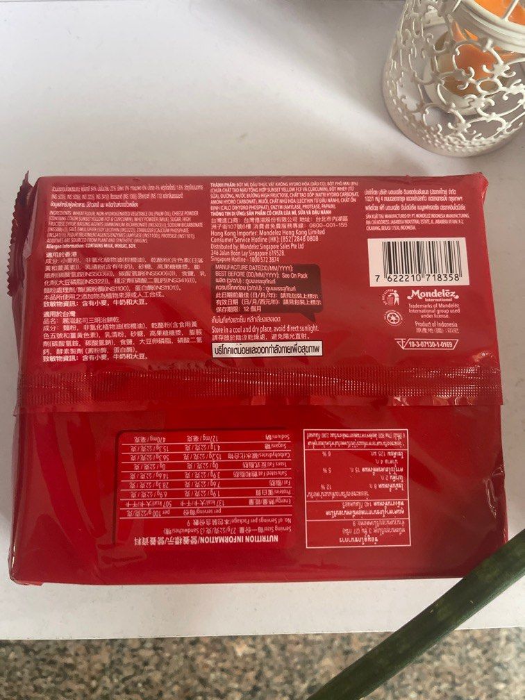 RITZ Cheese sandwich crackers 1 pack - 9 pieces total 6 packs, Food ...