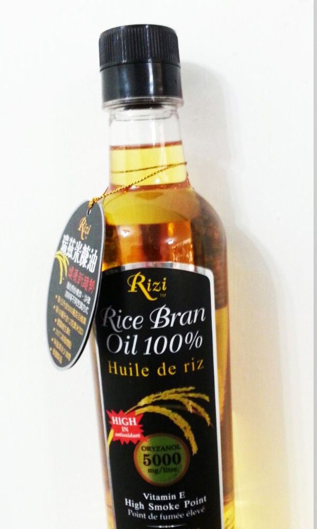 泰國瑞茲米糠油Rizi Rice Brain Oil, 500ml and 1000ml, 嘢食 & 嘢飲, 其他食物及飲料 - Carousell