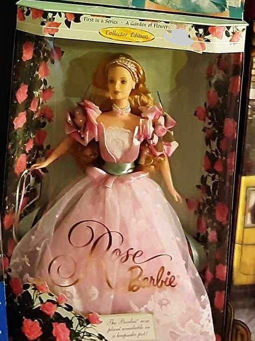 Rose Barbie Doll (A Garden Of Flowers “First In A Series” Collector ...