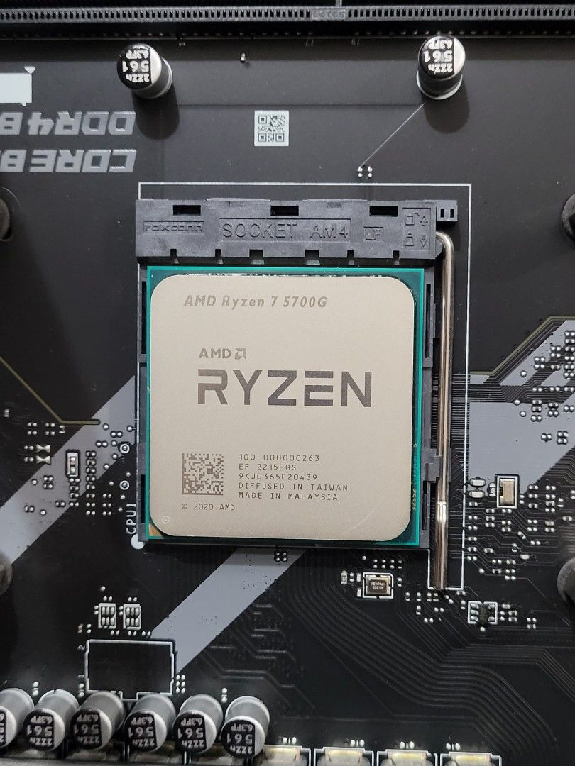 Ryzen 7 5700G Processor - 8 cores 16 threads AM4, Computers & Tech ...