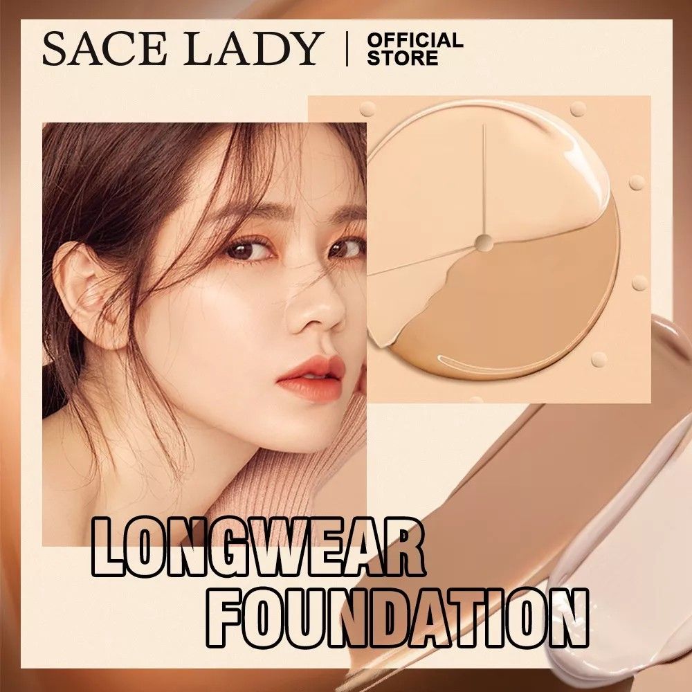 SACE LADY Liquid Foundation Matte & Poreless Finish Waterproof Ultra HD ...