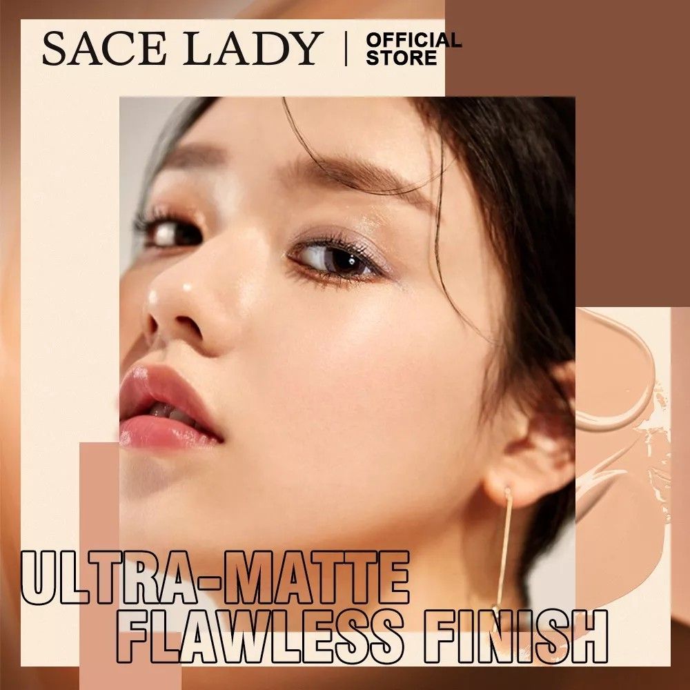 SACE LADY Liquid Foundation Matte & Poreless Finish Waterproof Ultra HD ...