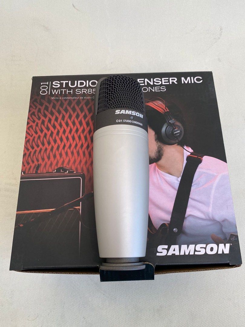 samson condenser microphone mic, Elektronik, Audio di Carousell
