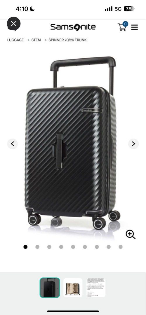 Samsonite Stem Spinner 76/28 Trunk, Hobbies & Toys, Travel, Luggage on Carousell