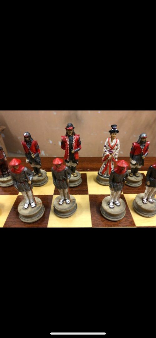 Samurai chess set vintage collection, Hobbies & Toys, Memorabilia ...