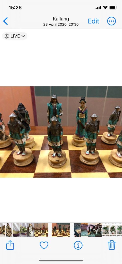 Samurai chess set vintage collection, Hobbies & Toys, Memorabilia ...