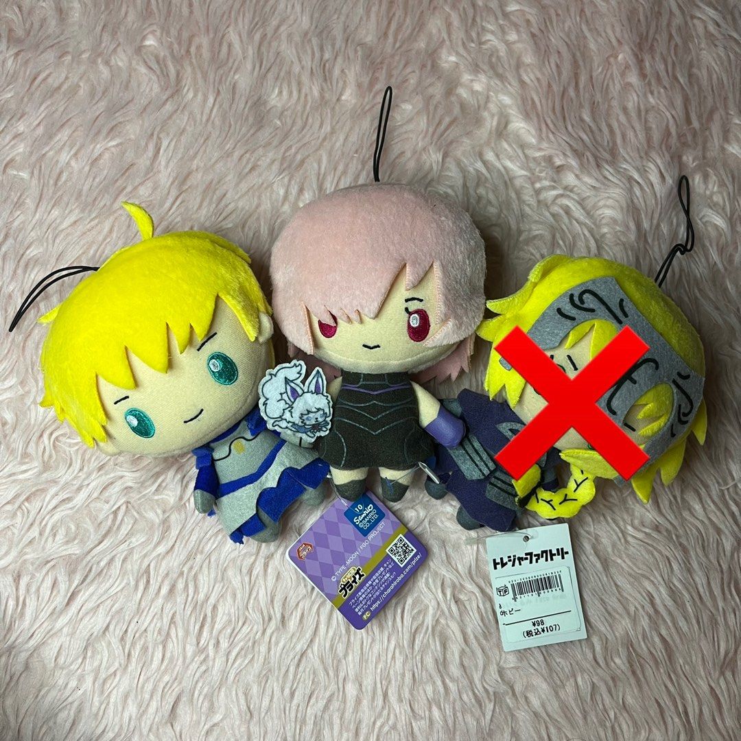 SANRIO X FATE STAY NIGHT COLLAB PLUSH CHARMS, Hobbies & Toys, Toys ...