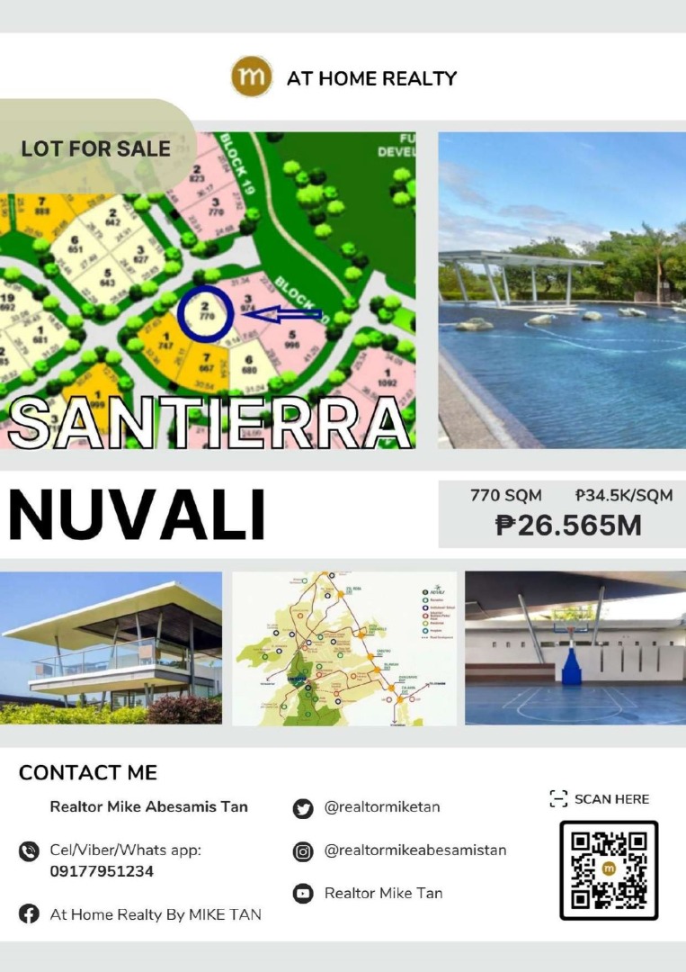 SANTIERRA NUVALI Lots for Sale, Property, For Sale, Lot on Carousell
