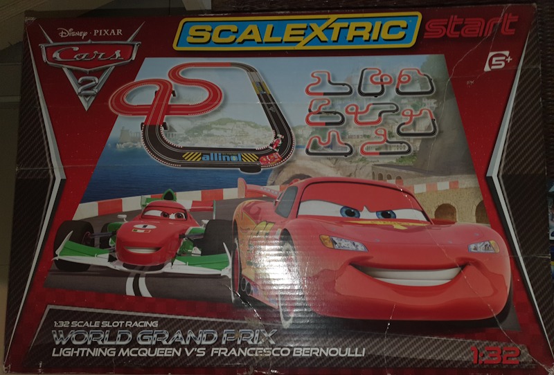 Scalextric Set - includes 4 cars, Hobbies & Toys, Toys & Games on Carousell