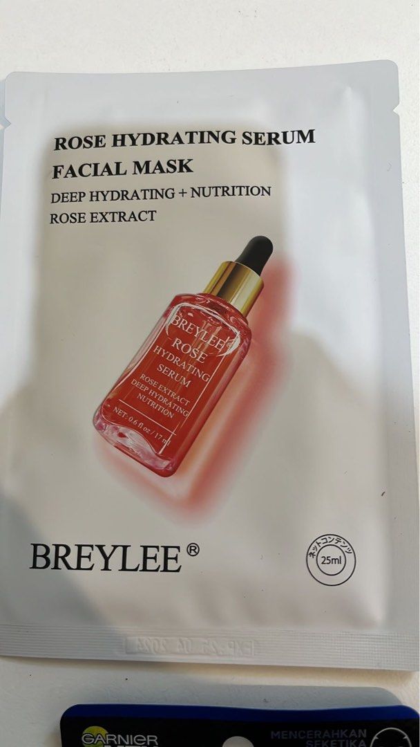 Dapet 5 Sheet Masks masker wajah: Garnier Men, Rojukiss, Breylee, Lea ...