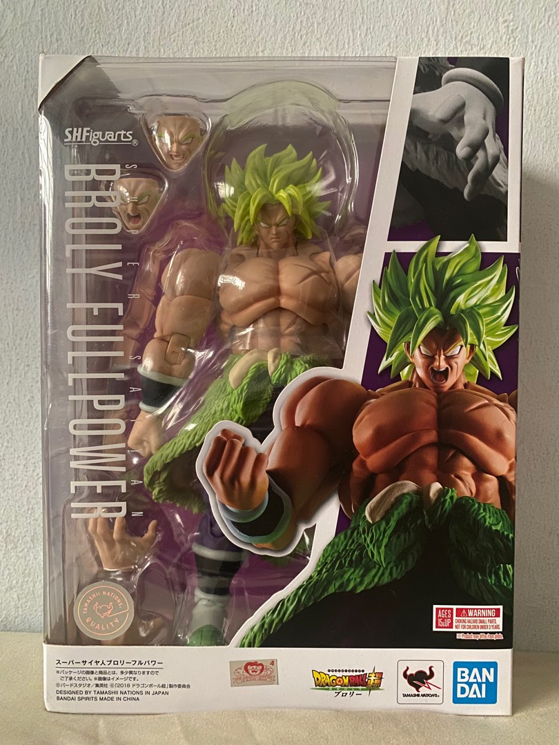 S.h.figuart shf Super Saiyan Broly Full Power, Hobbies & Toys, Toys ...