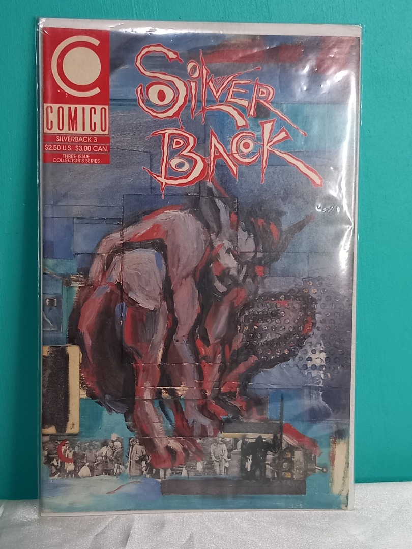 Silverback #3 COMICO December 1989, Hobbies & Toys, Books & Magazines ...