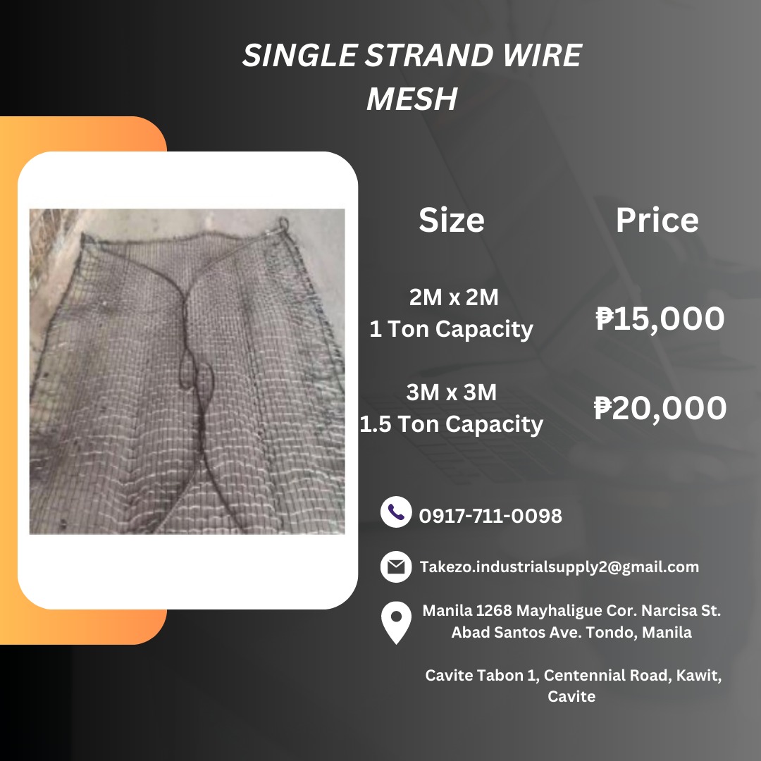 Single Strand Wire Mesh, Commercial & Industrial, Construction Tools ...