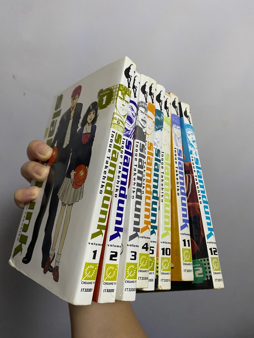 Slam dunk volume 1-5 , 10-12 manga Japanese comic English translated ...