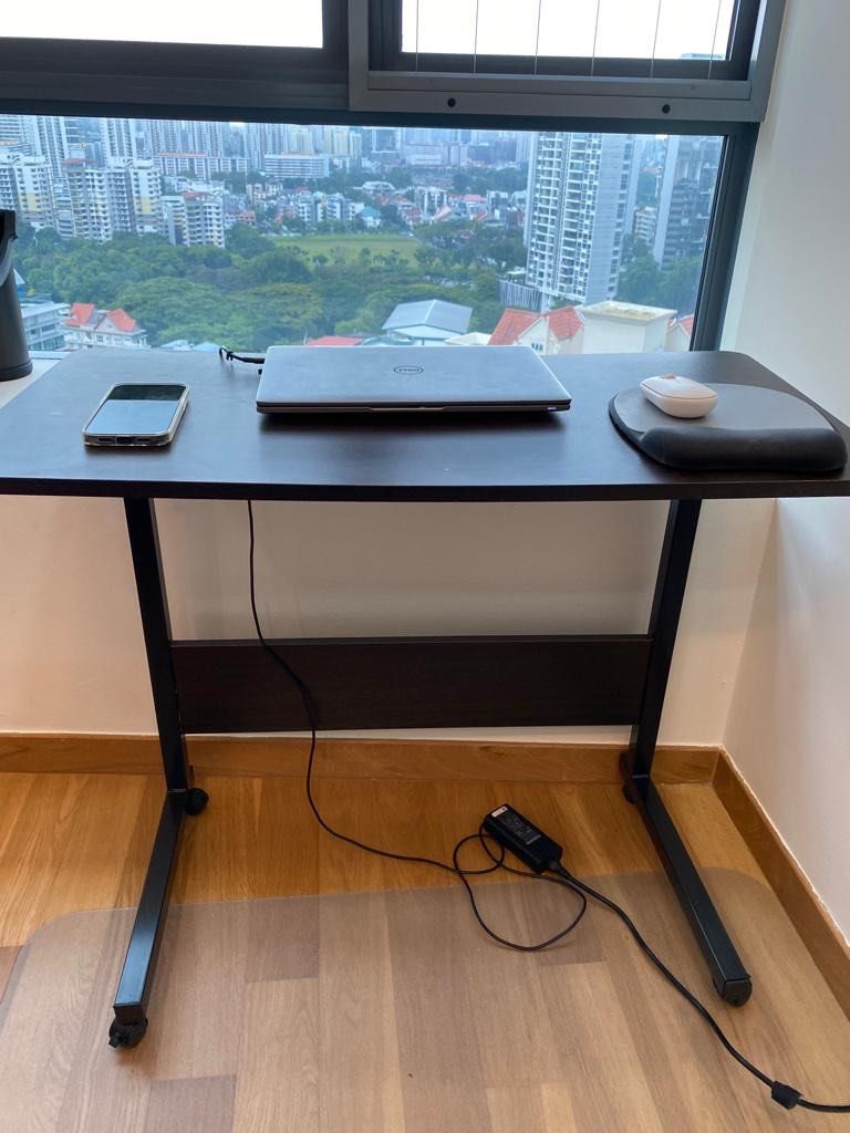 Small computer table, Furniture & Home Living, Furniture, Tables & Sets ...