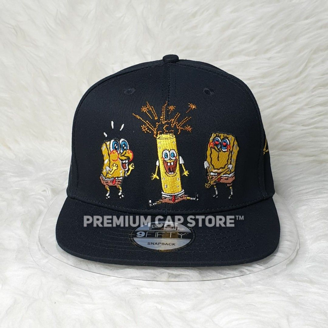 SNAPBACK CAP SPONGEBOB SQUAREPANTS ALL OVER x NEW ERA, Men's Fashion ...