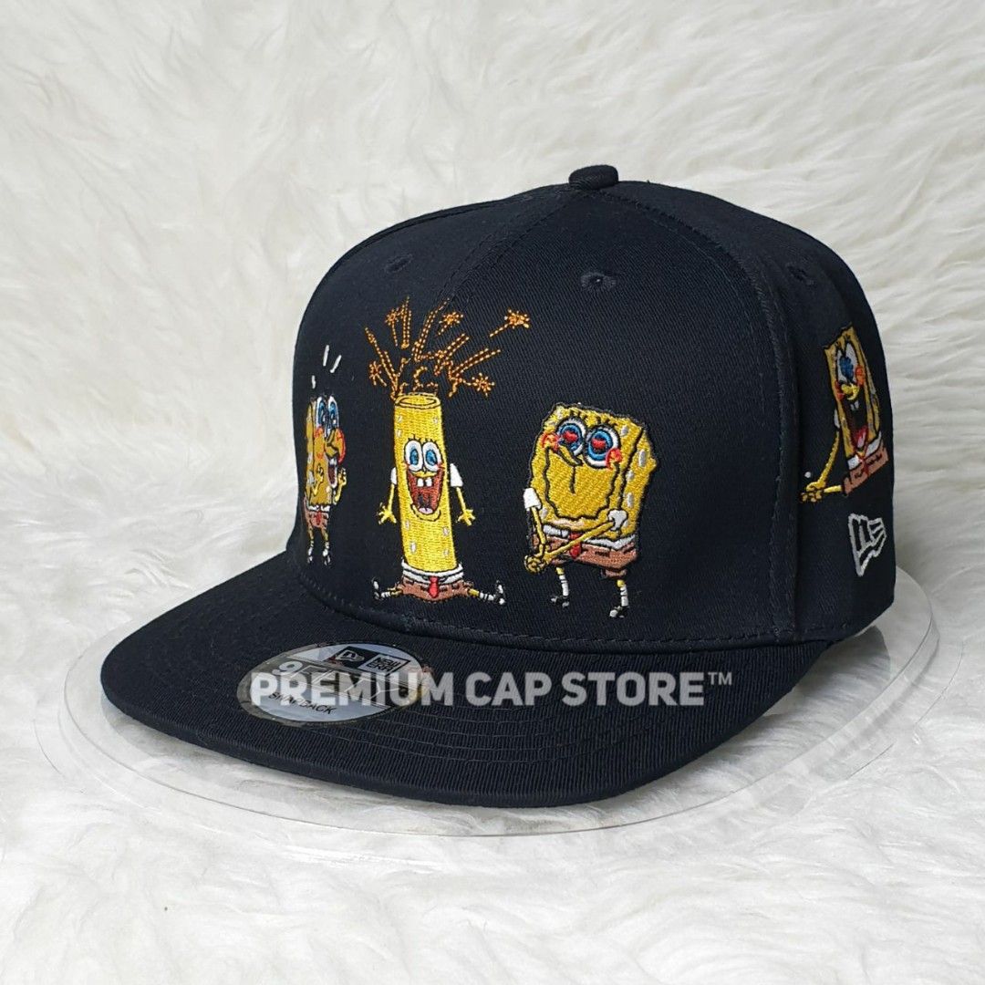 SNAPBACK CAP SPONGEBOB SQUAREPANTS ALL OVER x NEW ERA, Men's Fashion ...